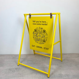 Sidewalk Sandwich Sign – Metallionaire