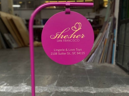 Sidewalk Sign – metallionaire